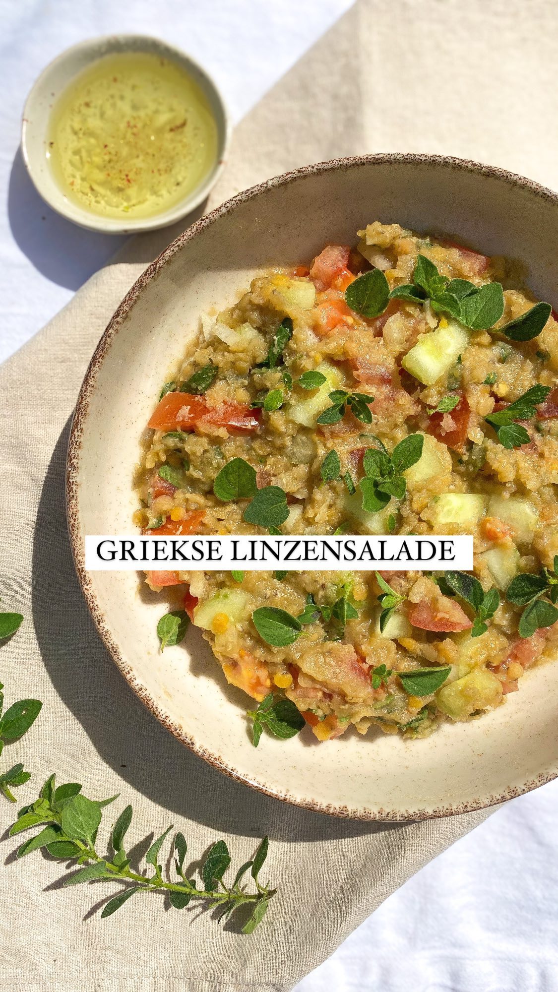Griekse Linzensalade Recept