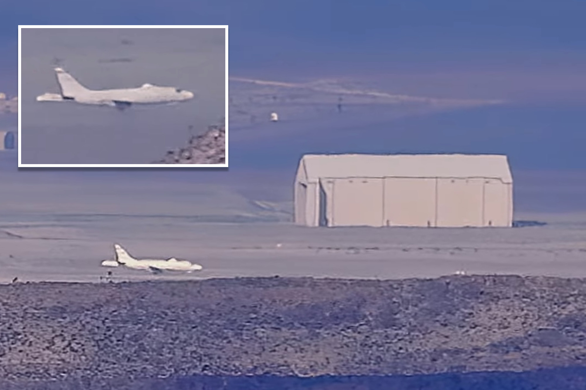 Secret Air Force jet spotted flying over Area 51 by plane-obsessed ...