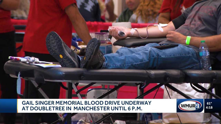 Gail Singer Memorial Blood Drive continues Thursday at DoubleTree in ...