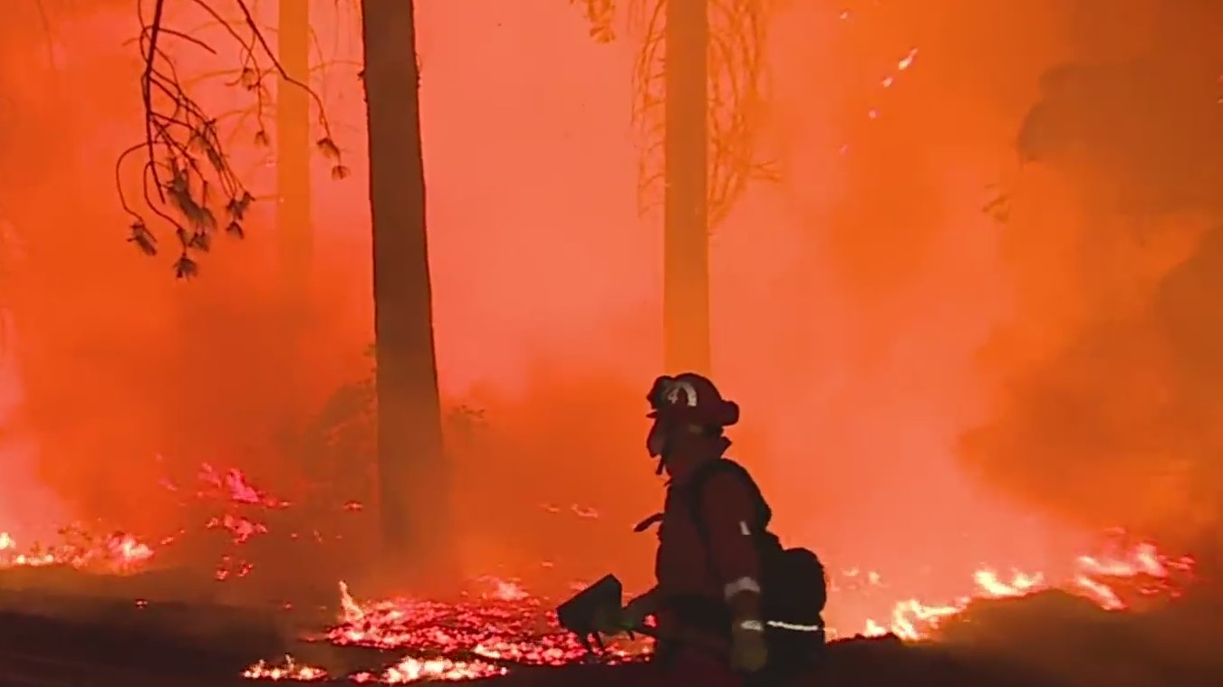 Firefighters battle Coyote Fire in El Dorado County