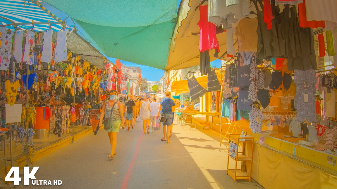 Visite à pied du marché de Tordera (Mercat de Tordera) – Espagne (4K)
