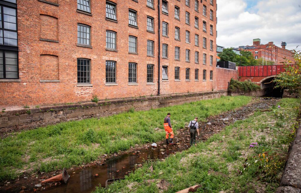 Magnet fishers turn mudlarkers as dry weather causes canals to grow grass