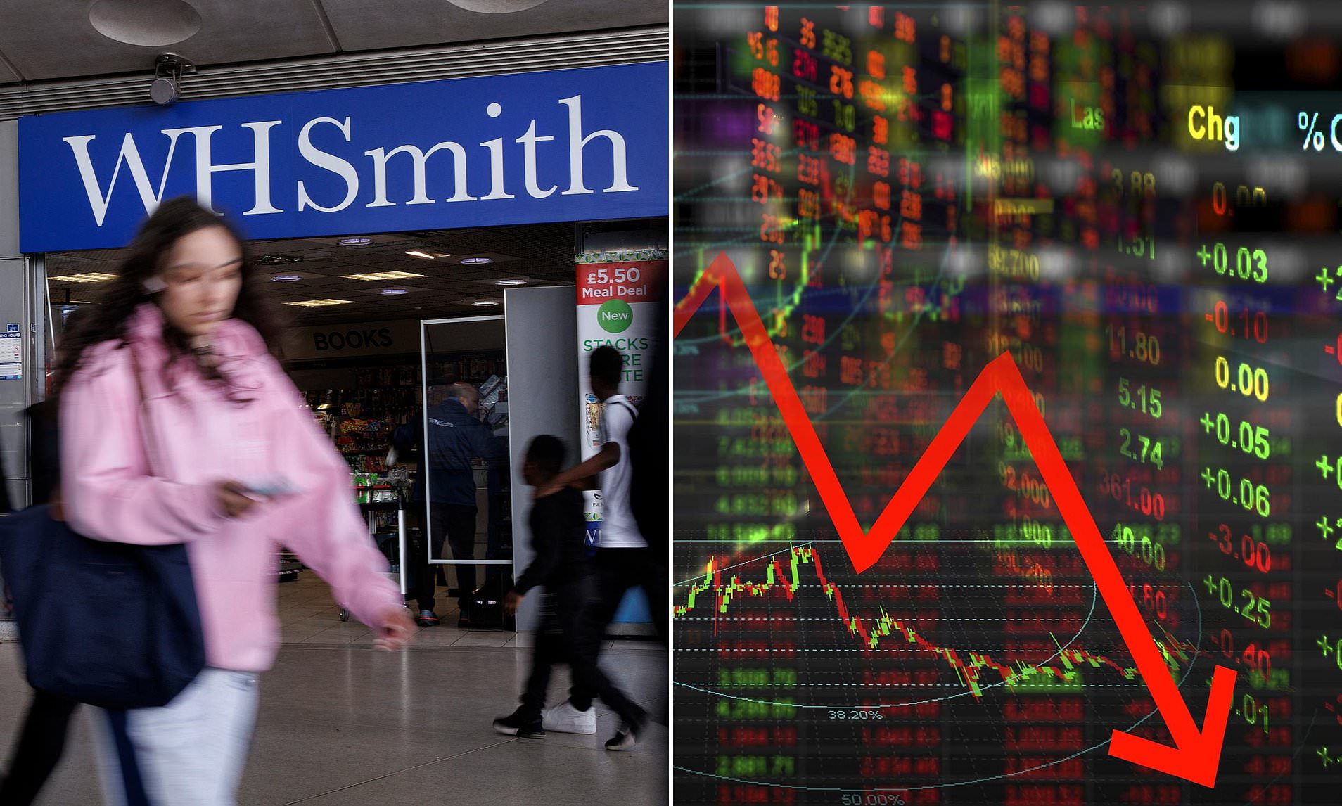 WH Smith shares plummet as accounting blunder sparks downgrade