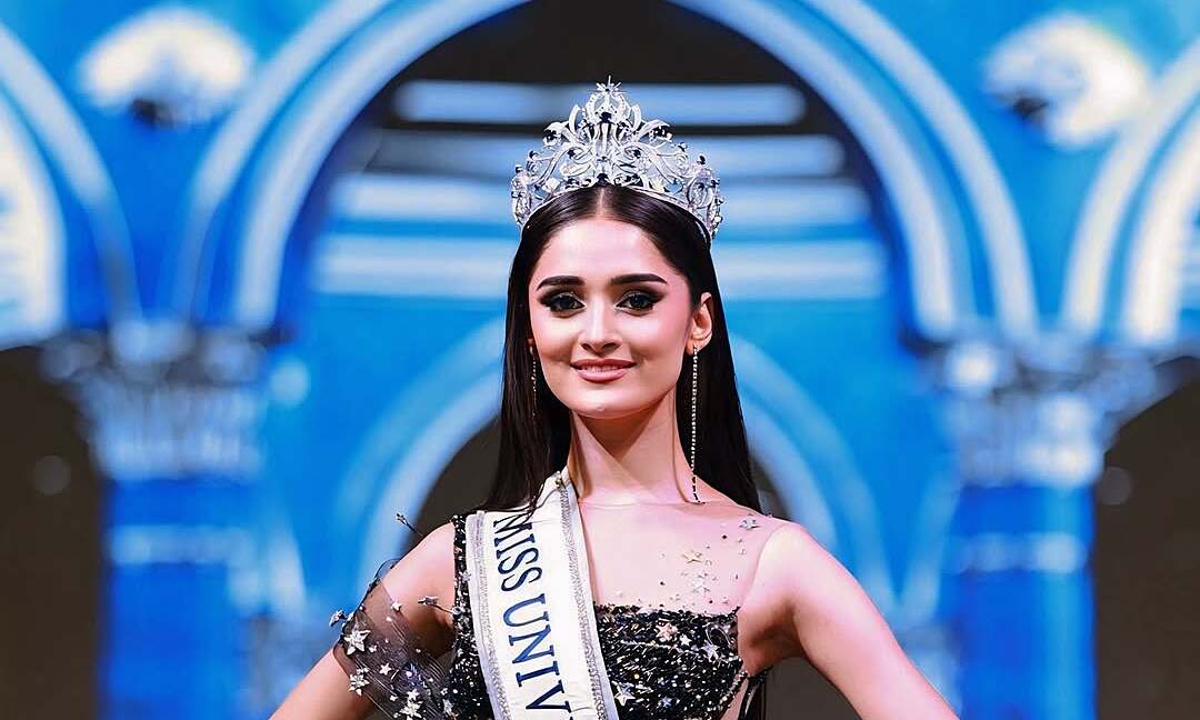 Miss Universe India 2025 stuns in Vietnamese designer gown at coronation