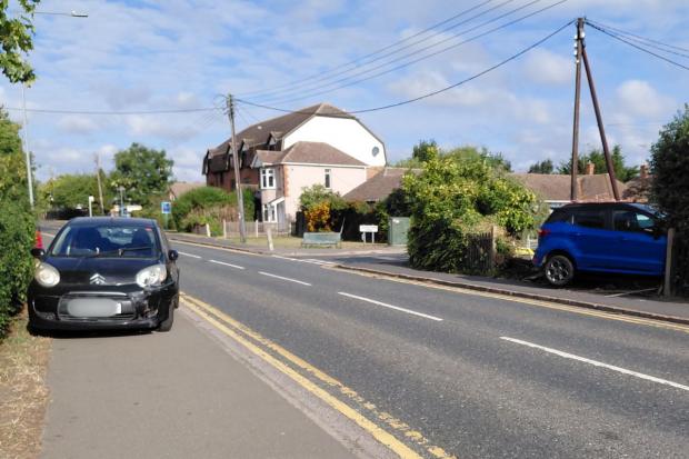 Car smashes through fence onto driveway in second crash in a week on ...