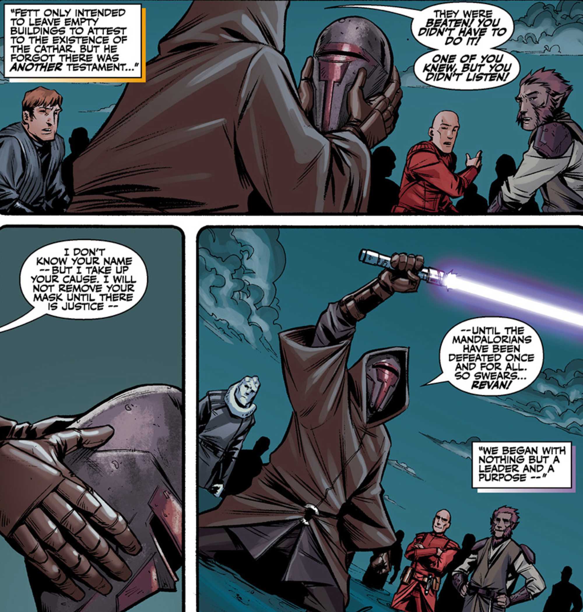 Darth Revan's Mandalorian Mask Origin Explained