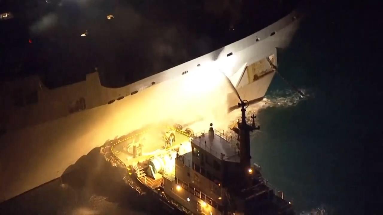 Fire on US warship in Japan leaves two sailors with minor injuries ...