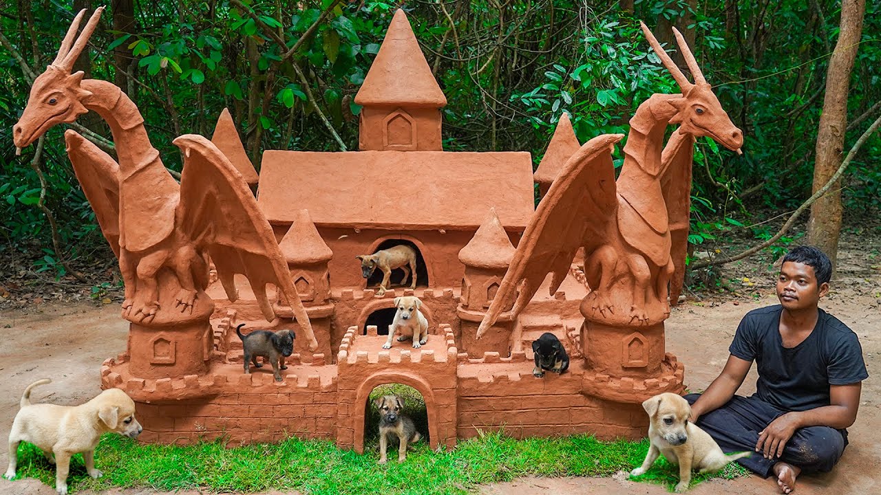Primitive Builders Create a Hand-Built Castle Villa That Becomes a Safe ...