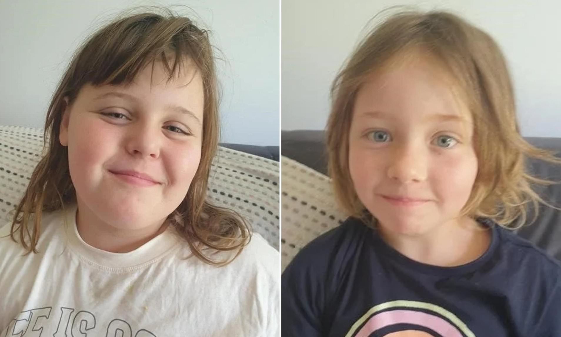 Urgent search is launched for two missing girls, 6 and 10, after they ...