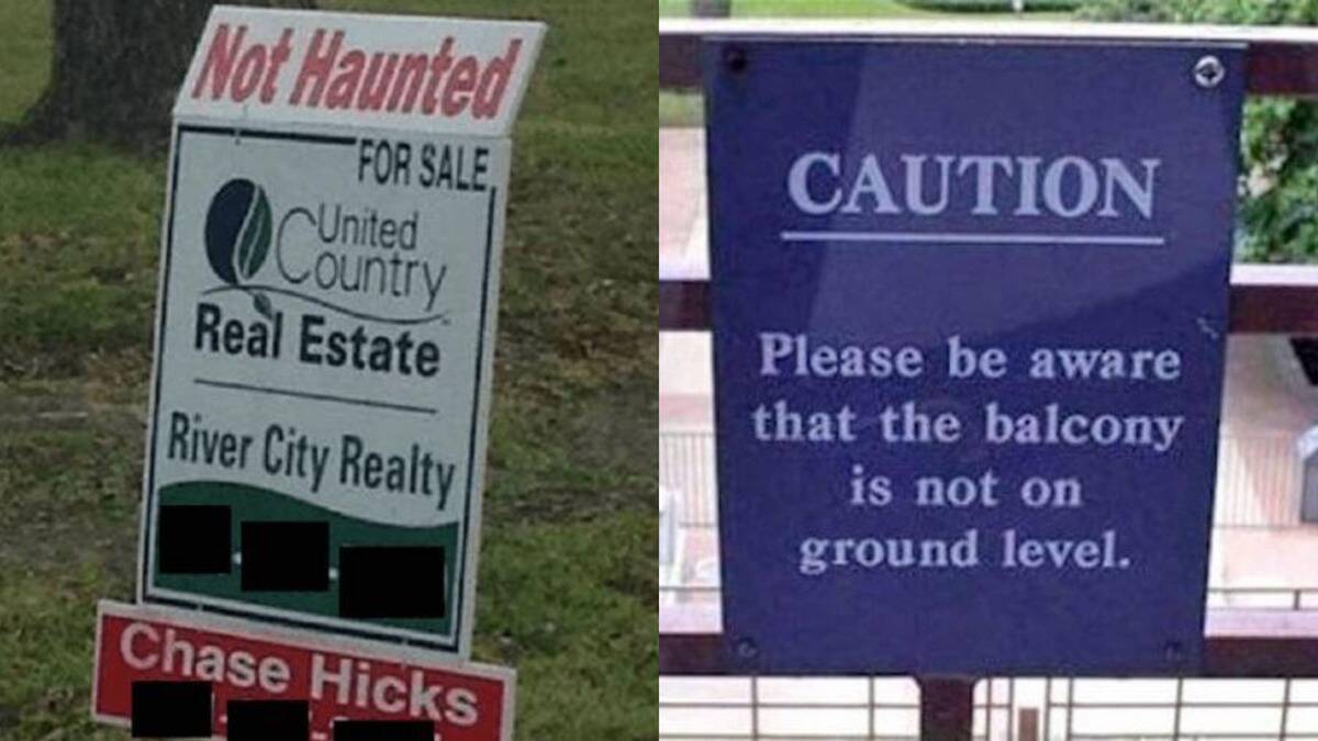 20 Real Warning Signs That People Spotted On The Street