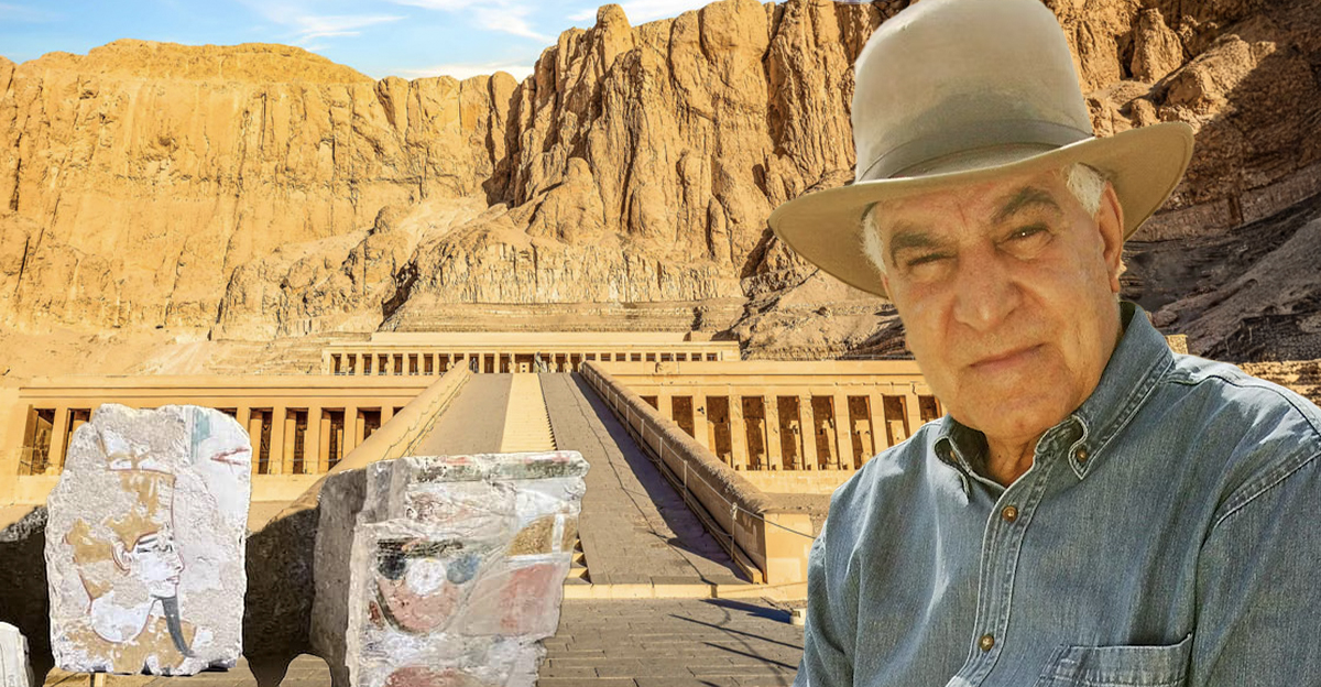 Archaeologists exploring the Temple of Hatshepsut near Luxor discovered ...