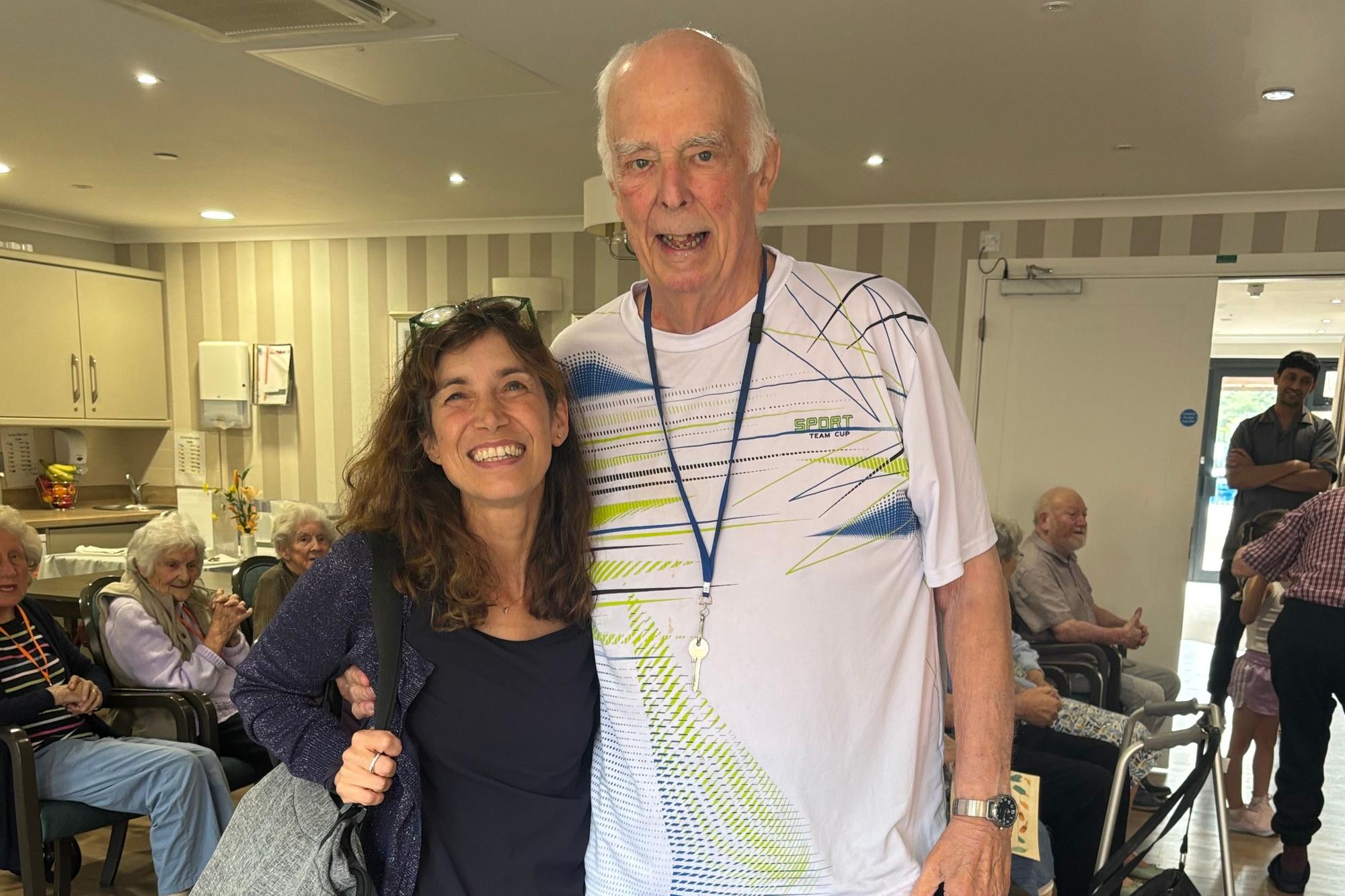 Sweet success: MP delights in judging care home’s baking competition at ...