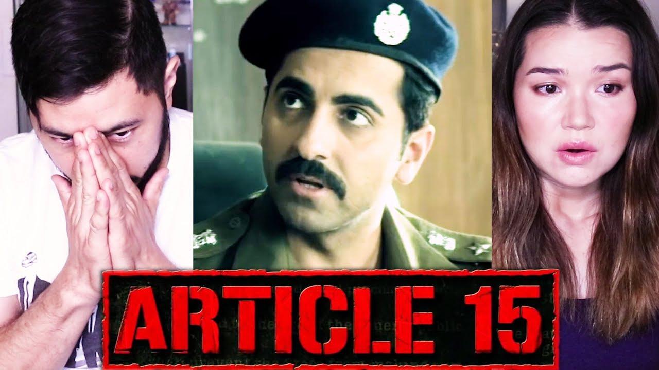 Article 15 | Ayushmann Khurrana | Anubhav Sinha | Trailer Reaction By ...