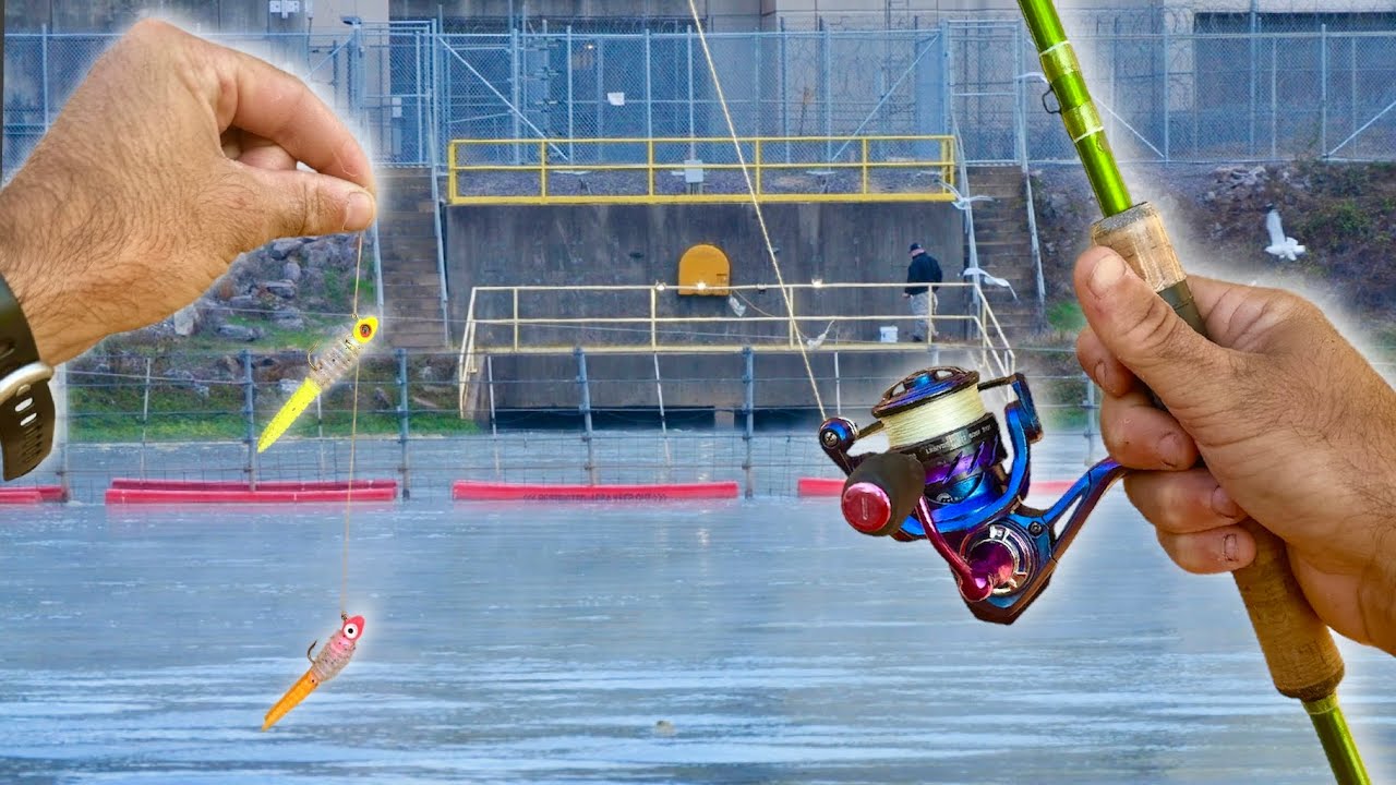 Double jig technique lands deadliest fish at spillway