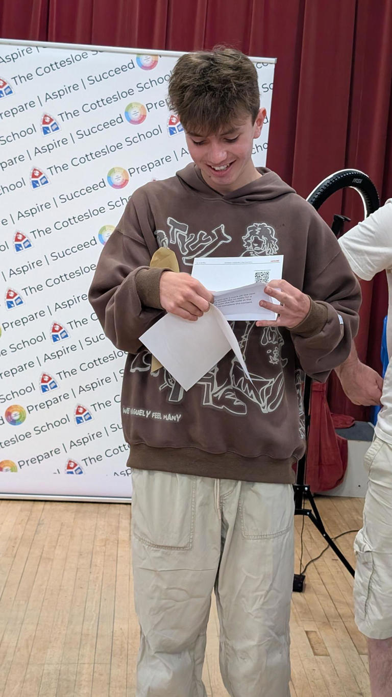 The Cottesloe School celebrates strong GCSE results