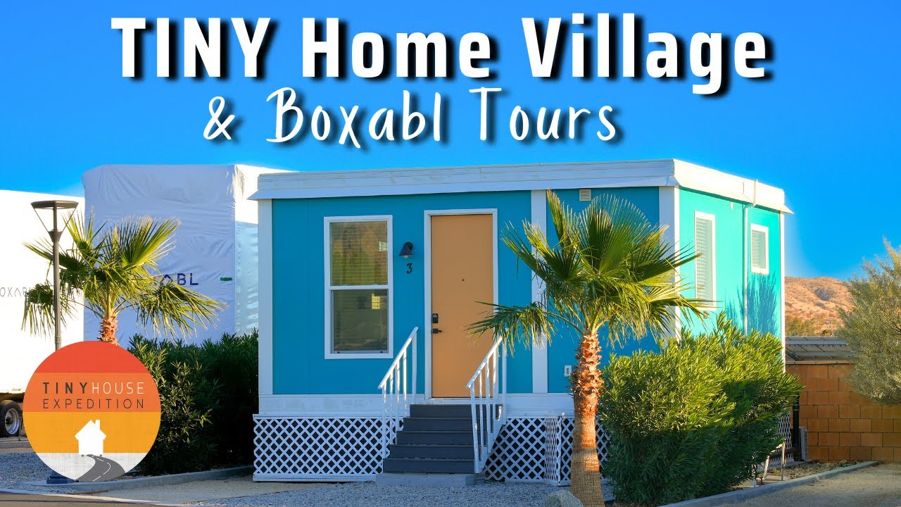 California's NEW Tiny Home Community & Boxabl Tiny House Tour!
