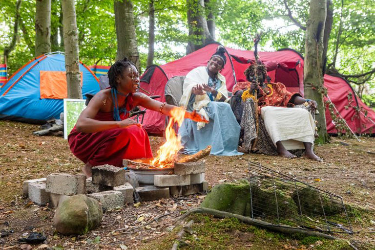 Missing Texan woman 'found living with lost African tribe' in Scots woods