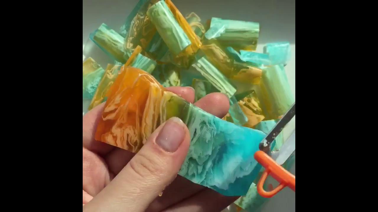 Satisfyingly Swirl Bar Soap Slicing With Peeler