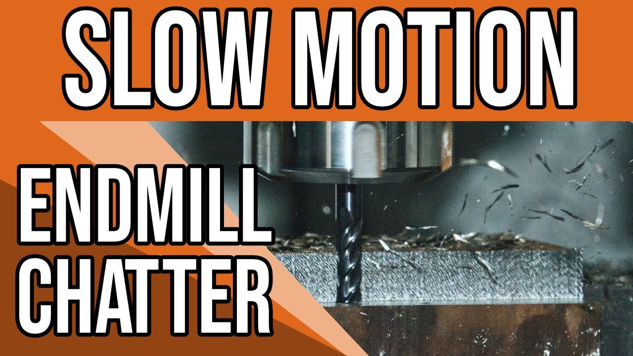 Endmill chatter at 20,000 frames per second