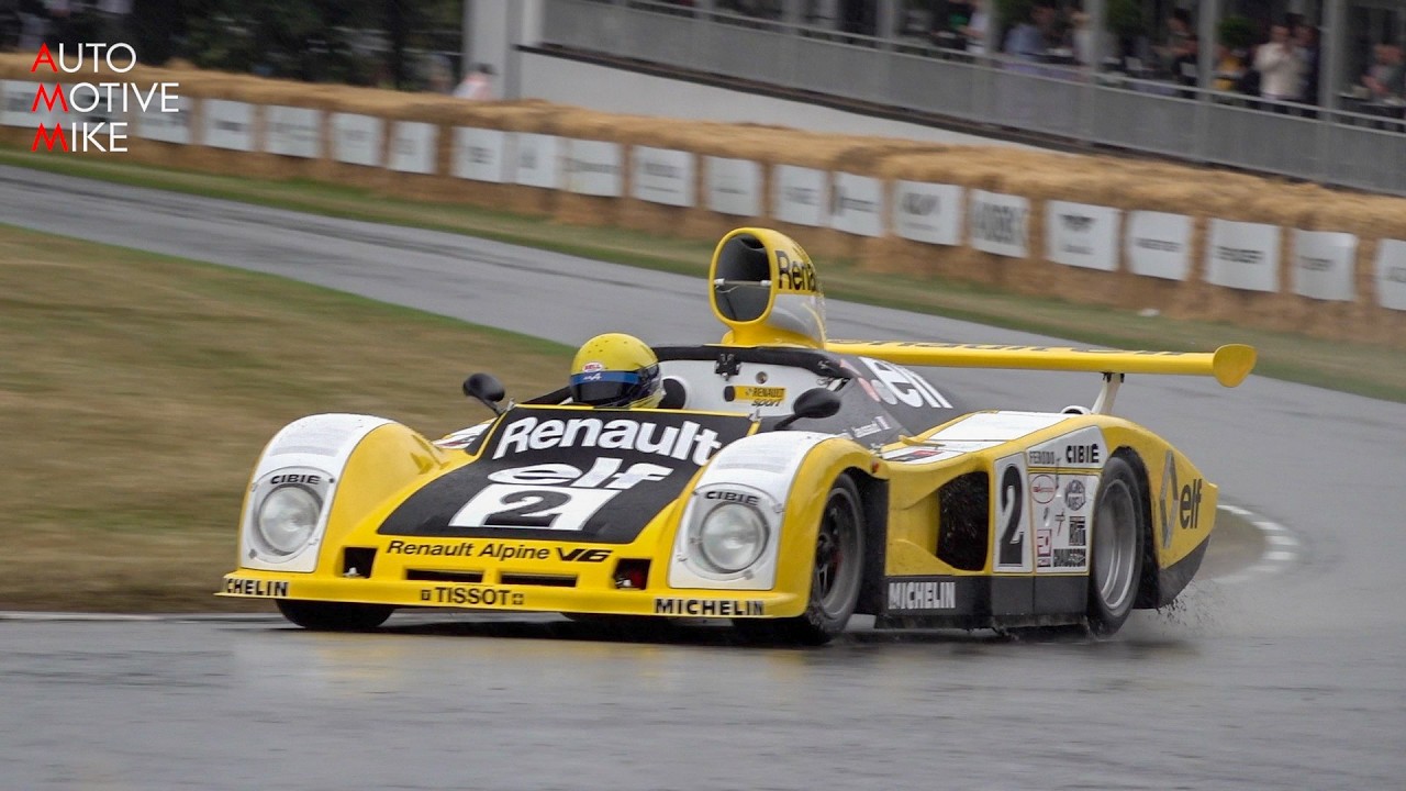 Alpine Renault A442B V6 Turbo Le Mans winner at Goodwood