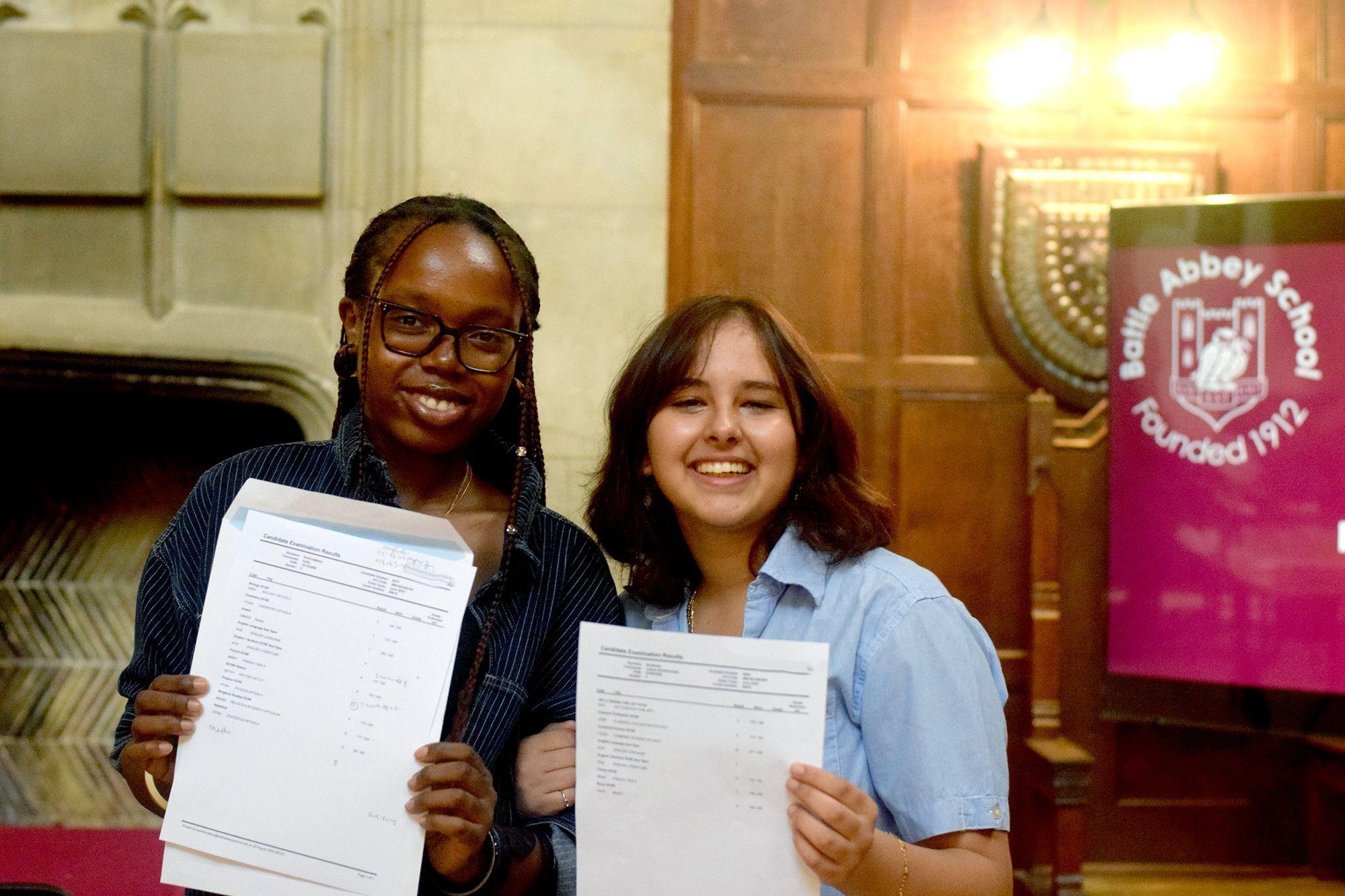 Excellent GCSE Results at Battle Abbey School