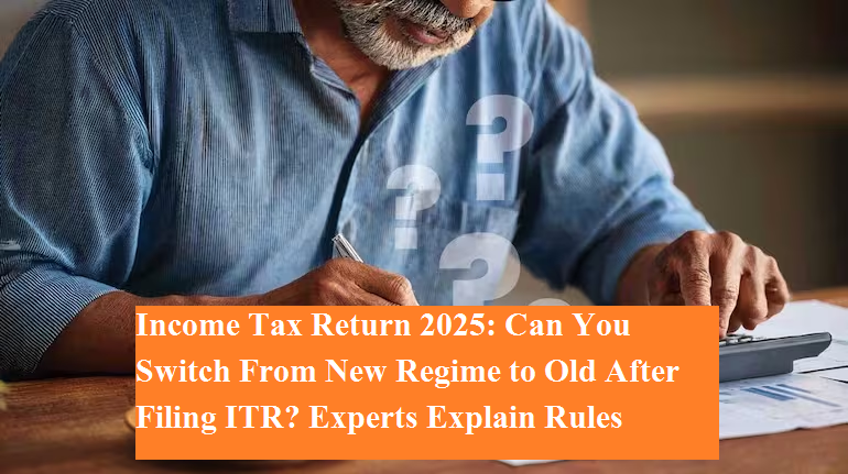 Income Tax Return 2025: Can You Switch From New Regime to Old After ...