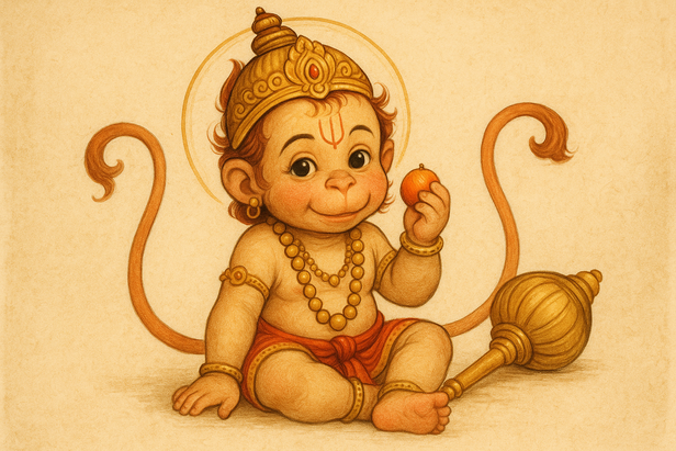 Why Hanuman Forgot His Powers: The Childhood Curse That Changed ...