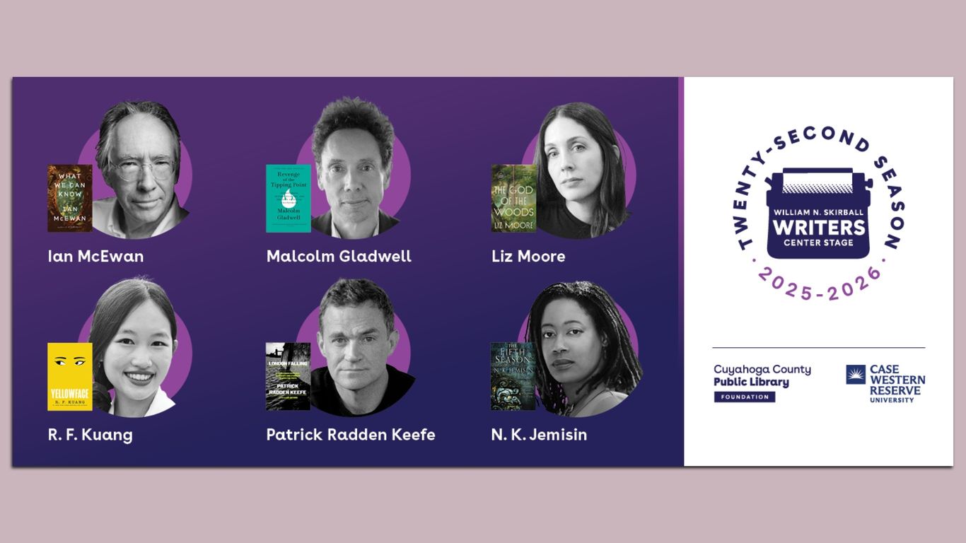 Library unveils starry 2025–26 Writers Center Stage slate
