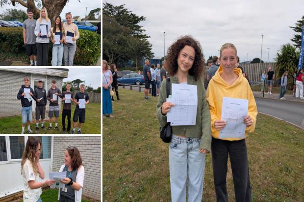 IN PICTURES: 'Delighted' Helston students celebrate on GCSE results day