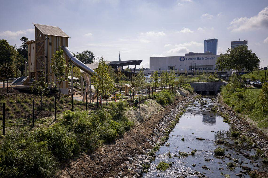 Take a sneak peek of new Gatton Park on Town Branch in Lexington before ...