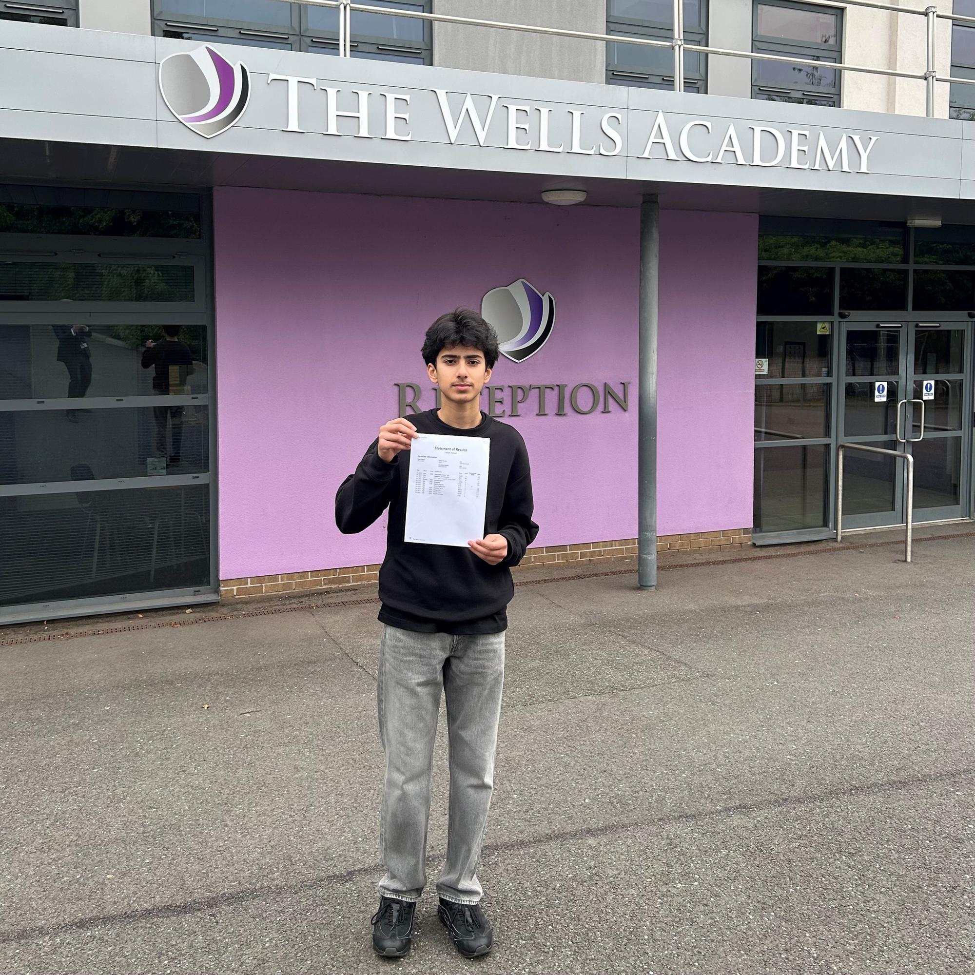 GCSE success at The Wells Academy