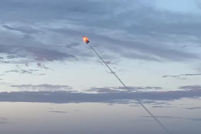 Video shows Patriot missile exploding midair during defense drill