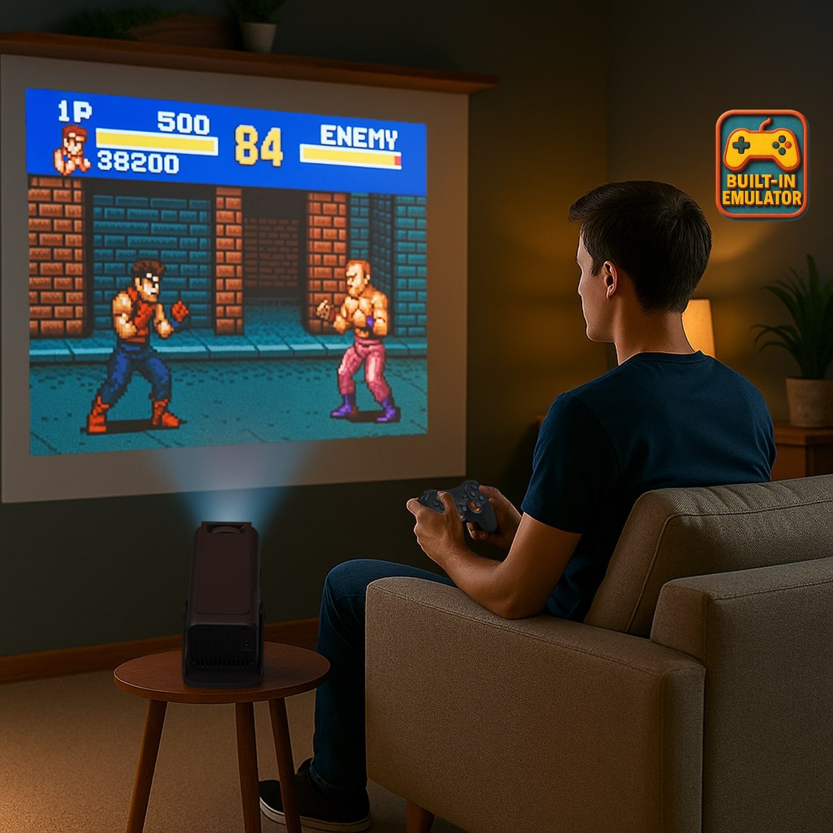 Relive the golden age of gaming with LASER's new all-in-one retro projector