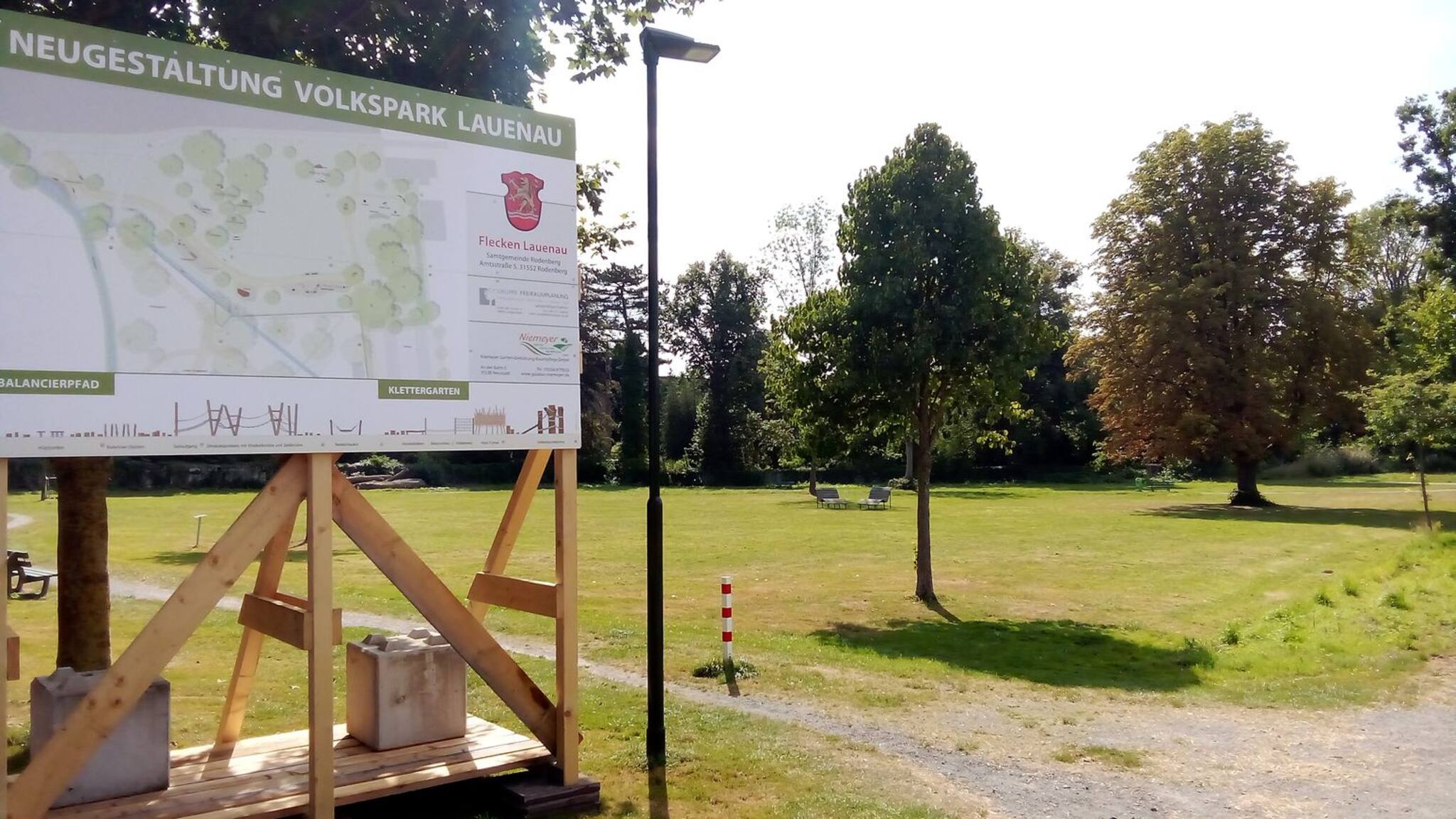 Lauenau: Es geht los mit der Umgestaltung des Volksparks