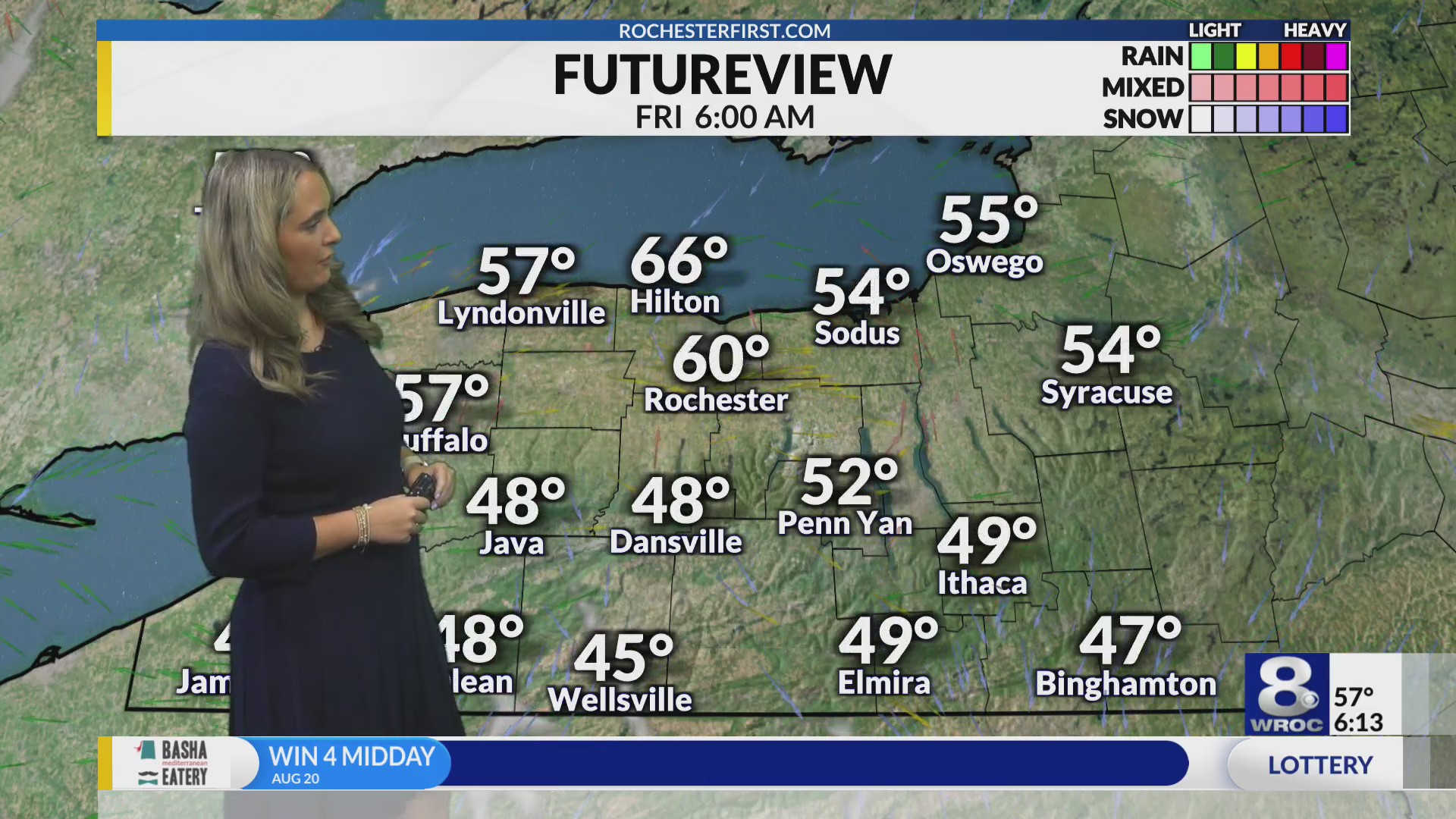 Rochester's Thursday Morning Weather Forecast