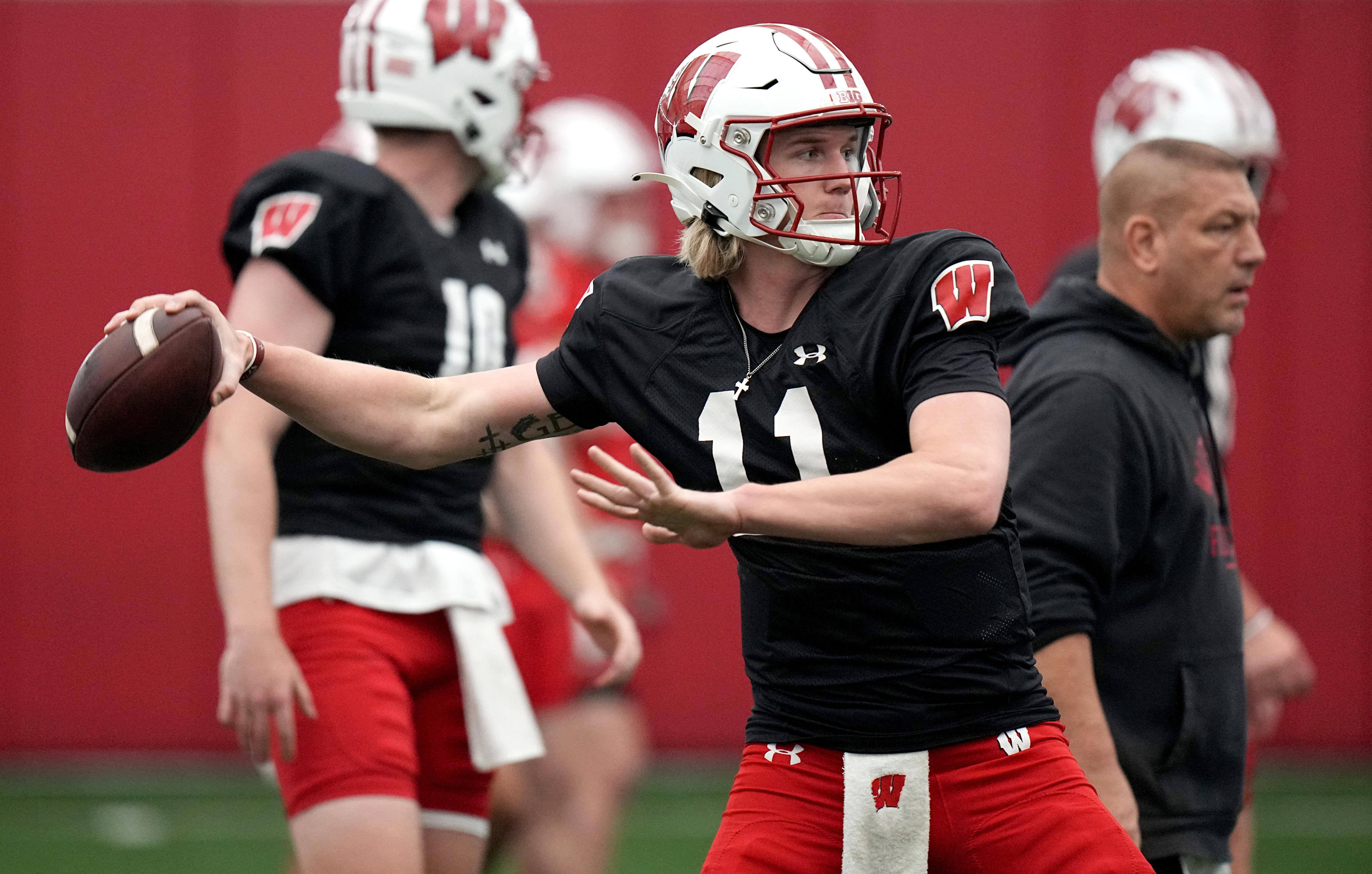 Former Wisconsin quarterback enters 2025 season as co-starter for Phil ...