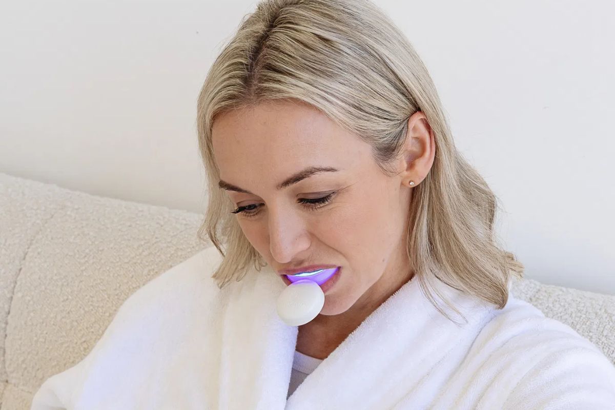 The SmilePro LED mouthguard took my teeth whitening results to the next ...