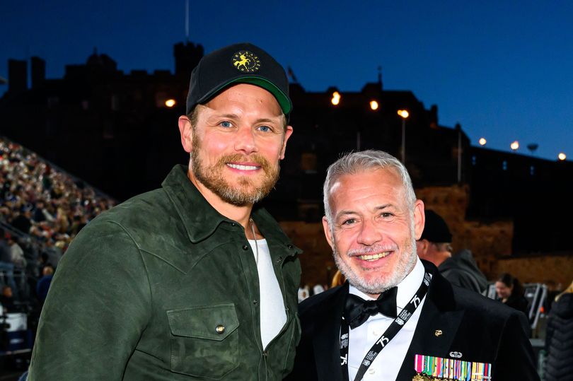 Outlander's Sam Heughan spotted at Edinburgh Tattoo ahead of cocktail ...
