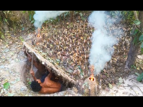 Building a Hidden Underground Villa by Hand – Ancient Skills Create a ...