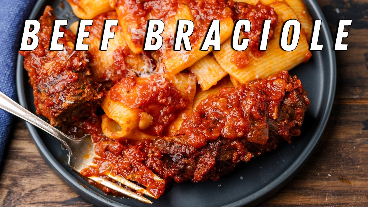 Old-School Italian Beef Braciole Recipe