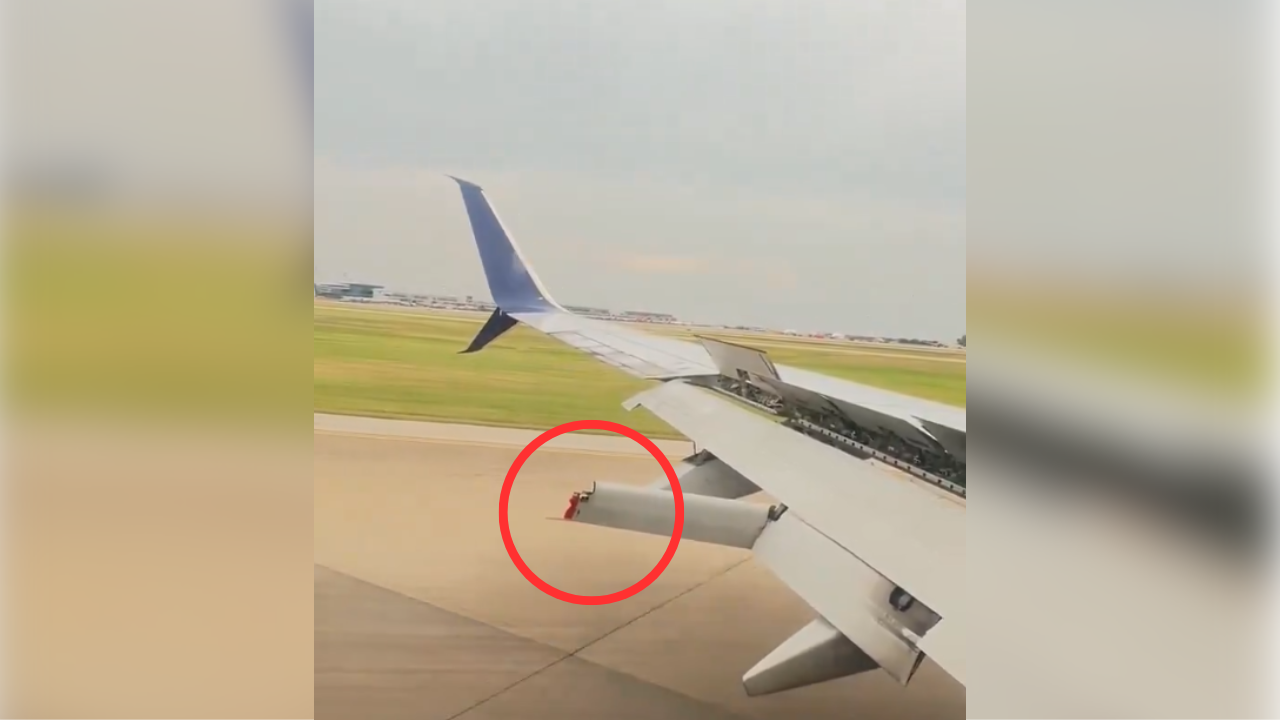 Delta airlines Boeing 737's wing flap dangles mid-air; 68 onboard lands ...