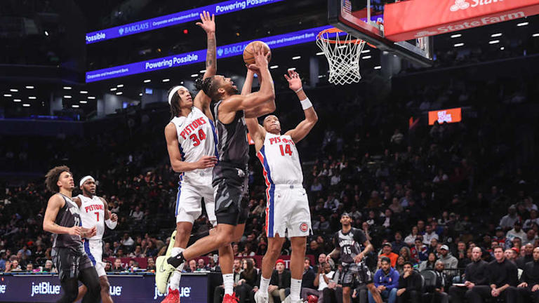 Detroit Pistons Forward Shows Off Improved Physical Frame