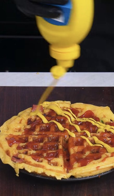 Corn Dog Waffle