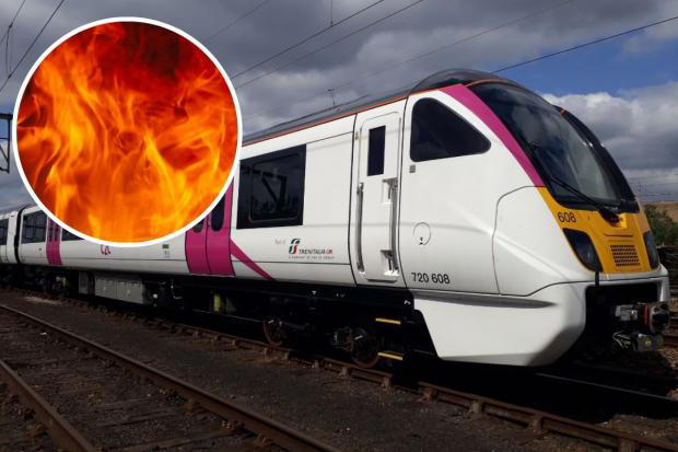 Lineside fire causes c2c train delays for passengers travelling towards ...
