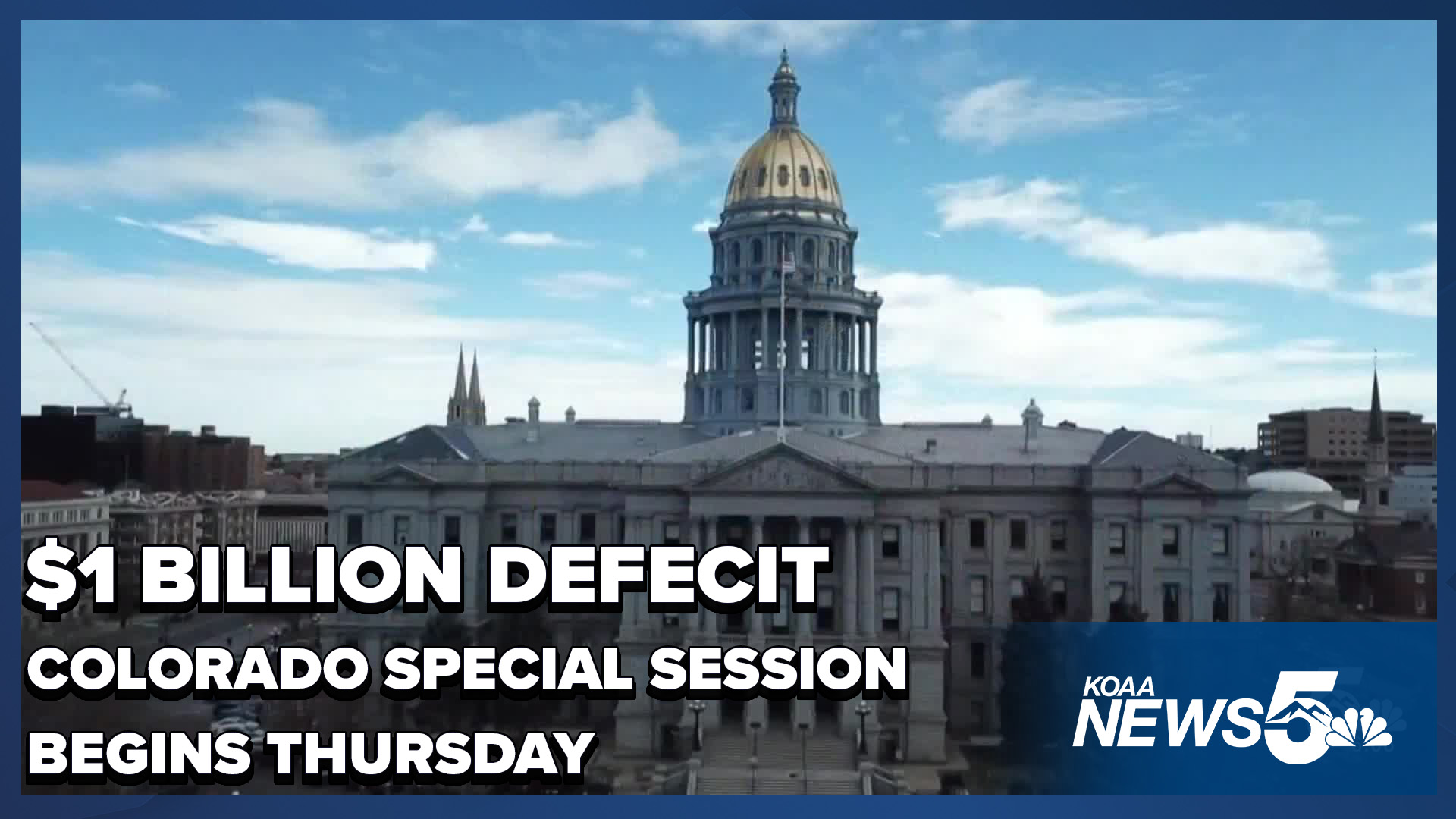 Colorado's $1 BILLION Budget Crisis Forces Emergency Session