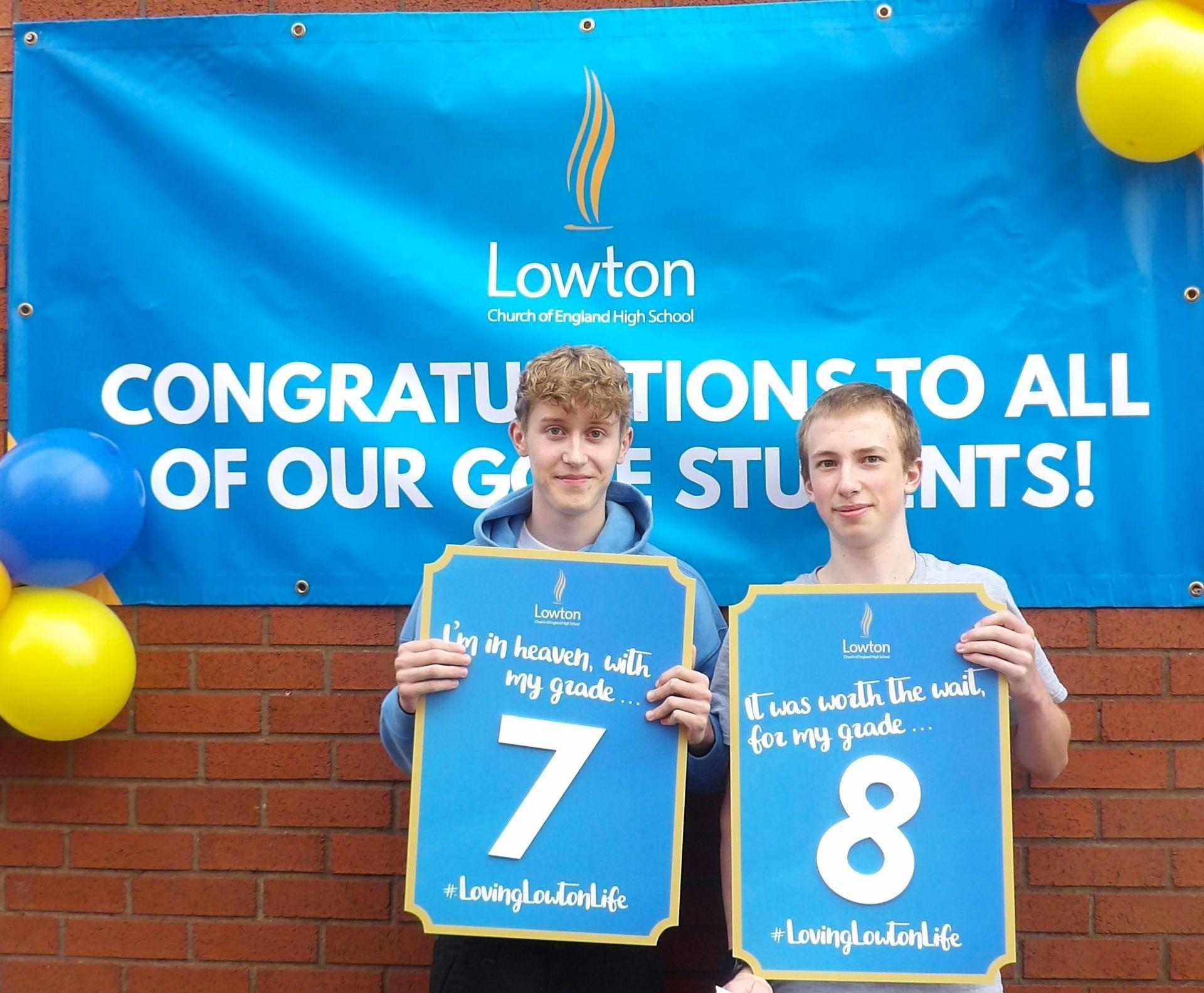 Great GCSE successes in 2025 at Lowton Church of England High School