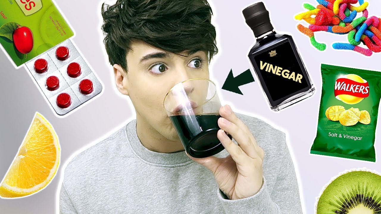 Eating Only Sour Foods Using Taste Changing Tablets