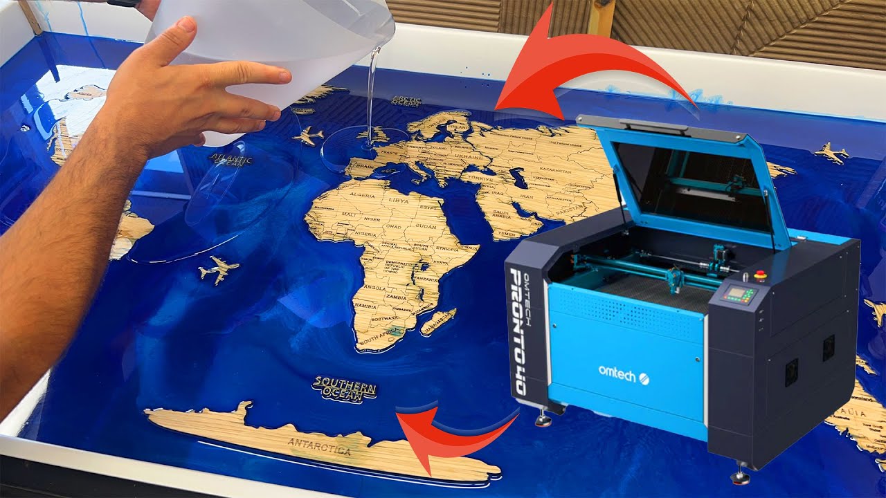 Is The Earth Flat??? I Made One with a Laser Machine!!