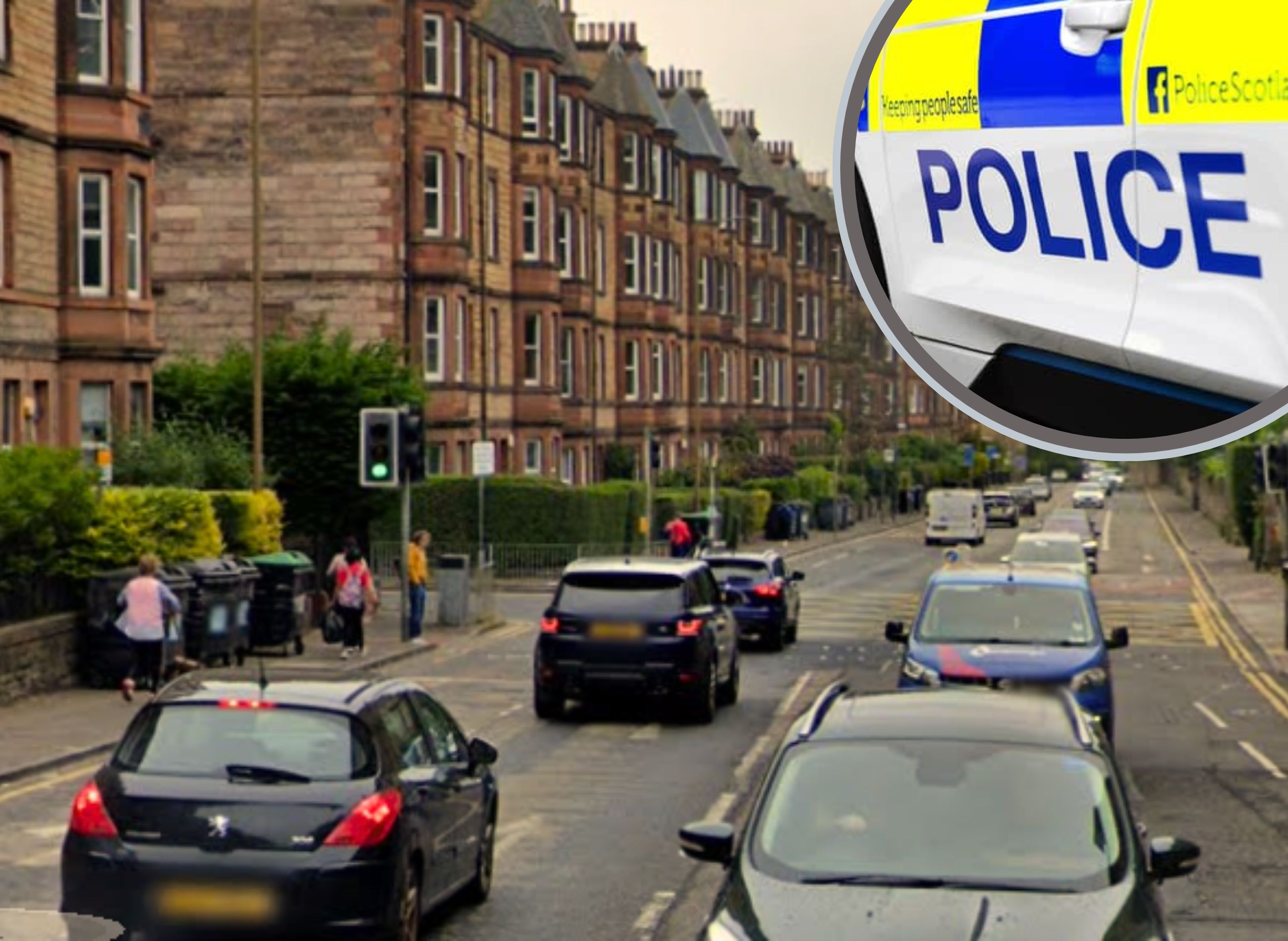 Police on scene of ongoing incident on Edinburgh's Dalkeith Road with ...