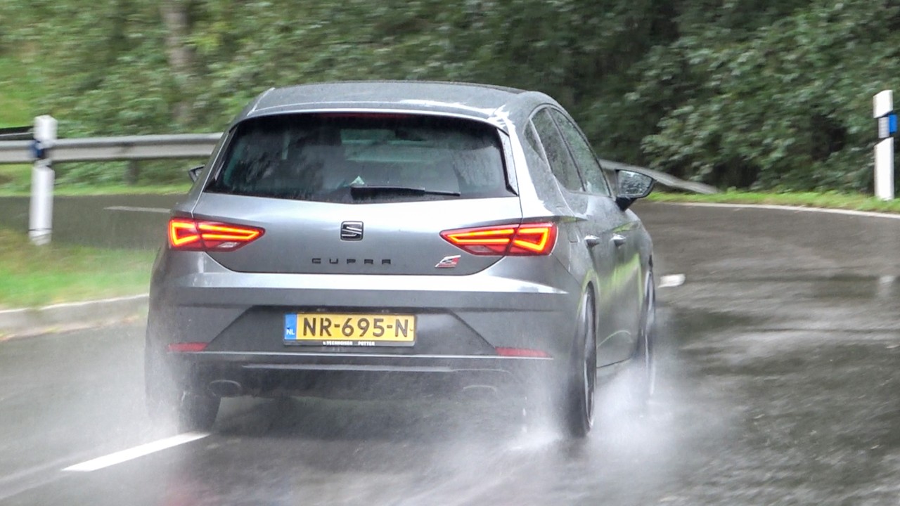 380HP Seat Leon Cupra – loud custom exhaust & savage pulls